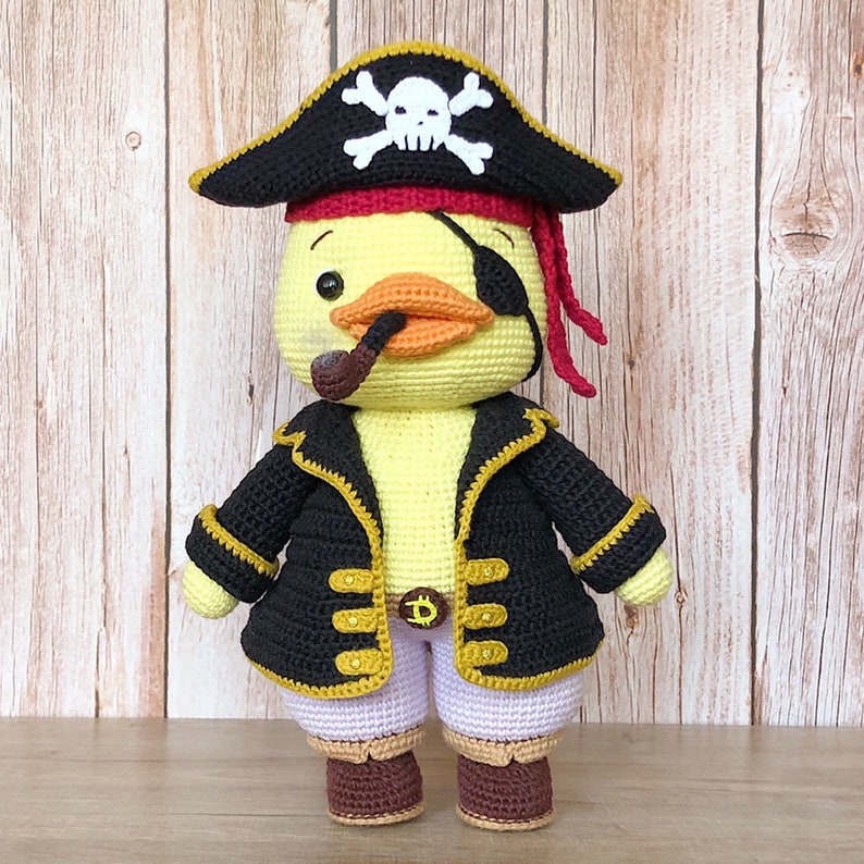 Donnie, the Duck Pirate King Pattern | With His Smoking Pipe Included ...
