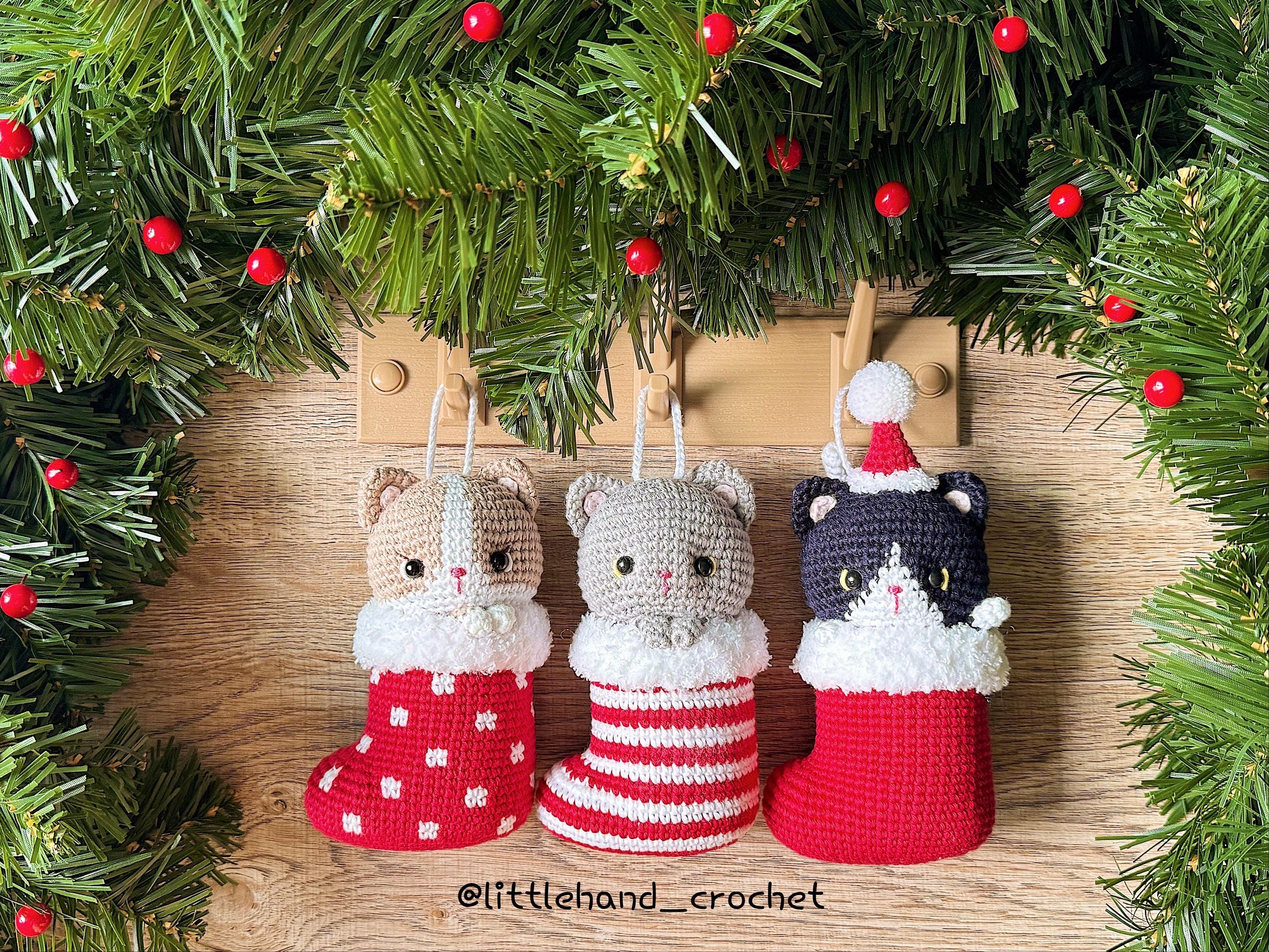 Bundle 4 in 1 Cat in Christmas Stocking | Christmas Stocking ...