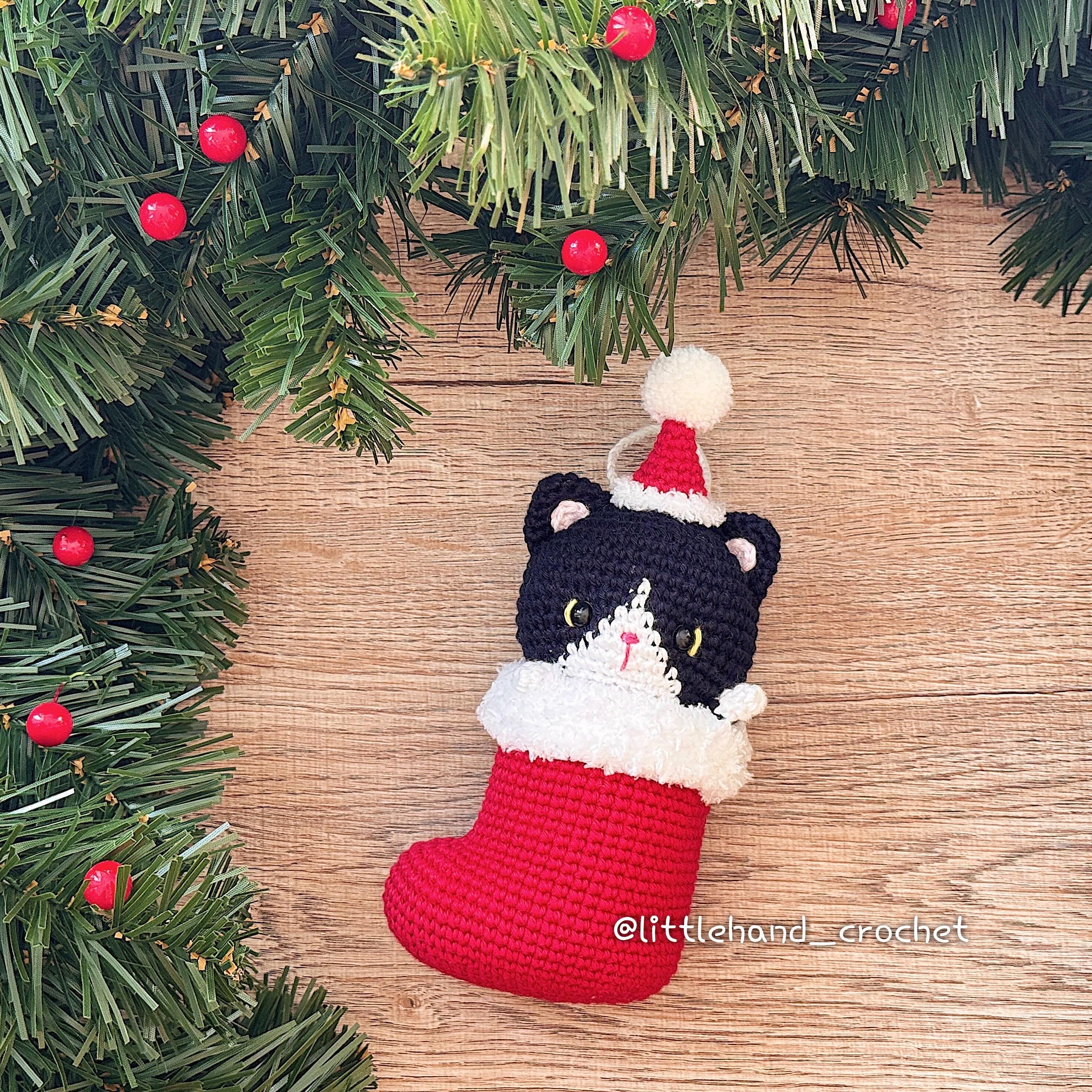 Bundle 4 in 1 Cat in Christmas Stocking | Christmas Stocking ...