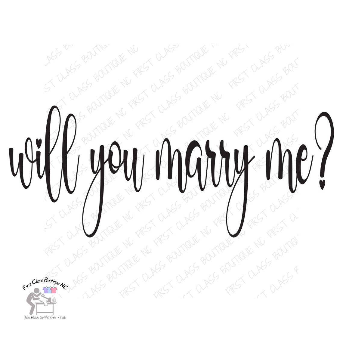 Will You Marry Me SVG Proposal SVG Files for Cricut Lets Get | Etsy