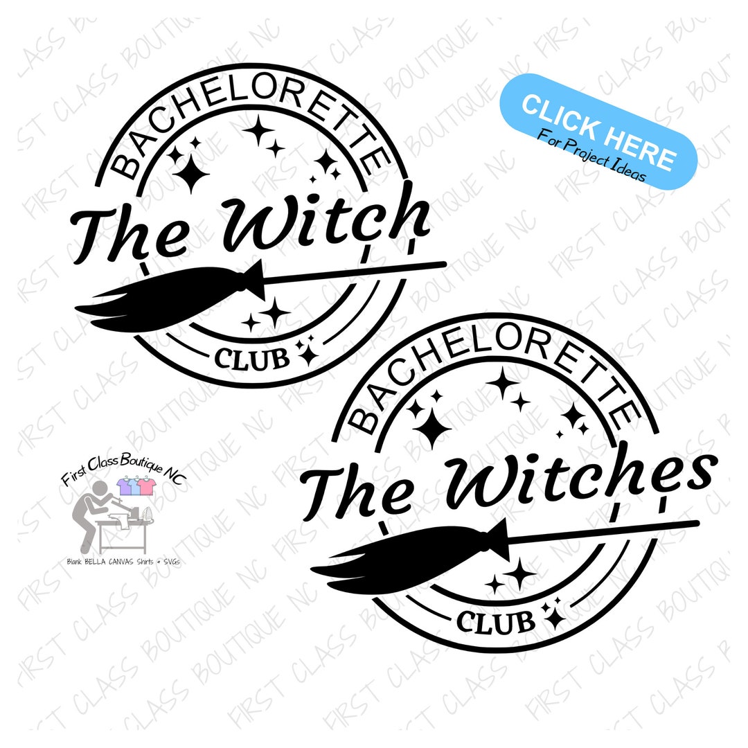 The Witch is Getting Hitched SVG, Halloween Bachelorette Party SVG ...
