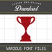 Trophy Embroidery File, Trophy Embroidery Design, Kings Crown DST File ...