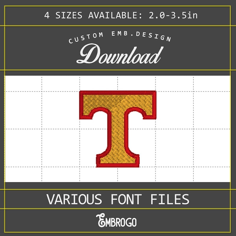 Tennessee Embroidery Design for Hats - Etsy