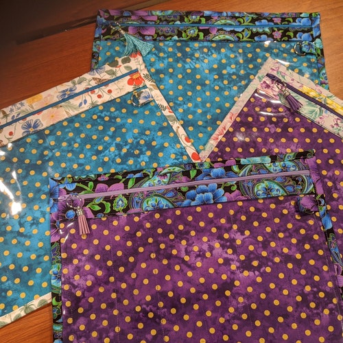 Project Bag Cross Stitch Project Bag Document Organization - Etsy