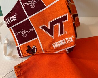 Virginia Tech Mask - Etsy