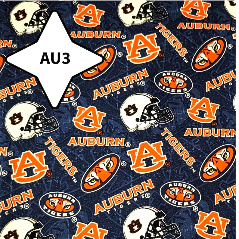 College Team Sports List 1 - Fabric Sold by the HALF YARD for Quilting ...