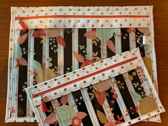 Project Bag Cross Stitch Project Bag Needle Work Vinyl | Etsy
