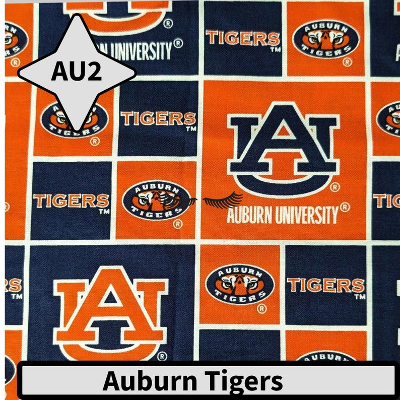 College Team Sports List 1 - Fabric Sold by the HALF YARD for Quilting ...