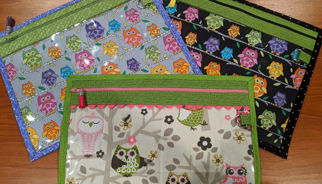 Project Bag - Cross Stitch Project Bag - Document Organization Bag ...