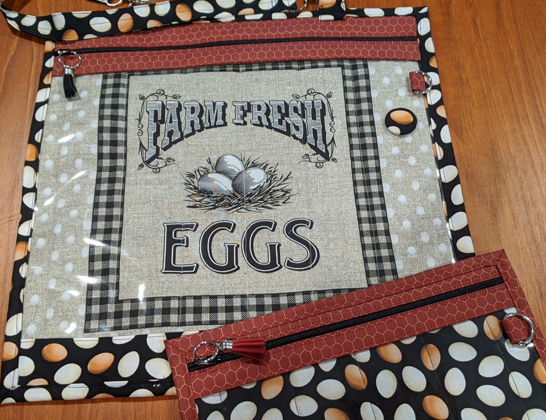 Project Bag - Cross Stitch Project Bag - Document Organization Bag ...