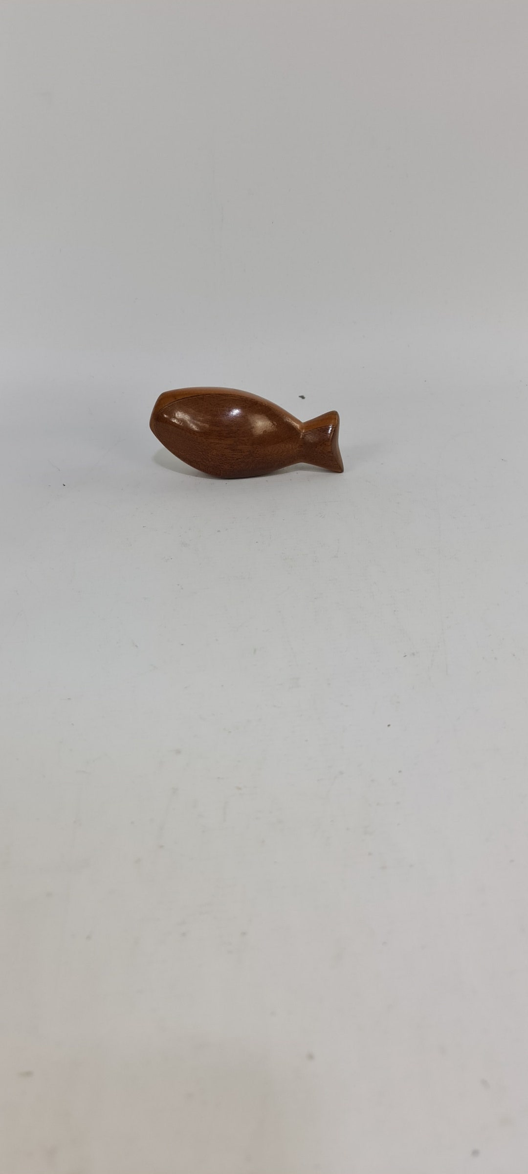 Vintage Teak Wooden Fish - Etsy