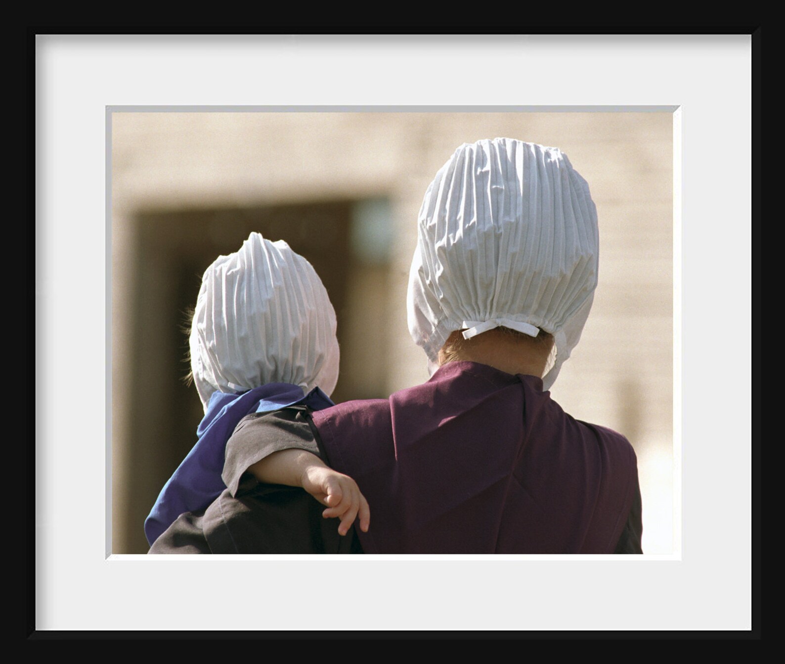 Amish Photography, matching Bonnets, Amish Print, Fine Art Print, Fine ...