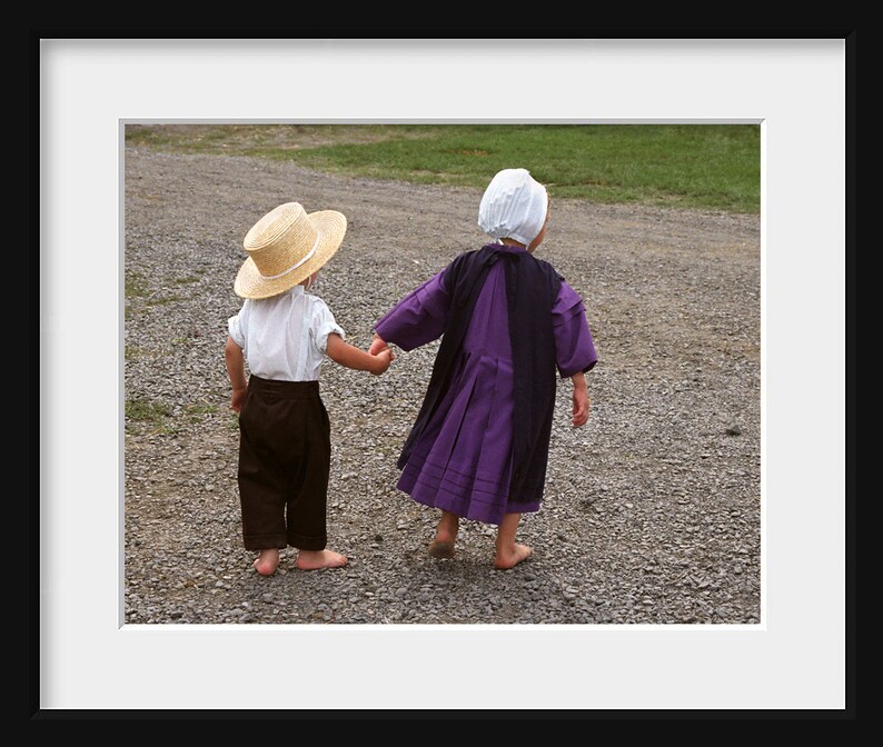 Amish Photography, “hand in Hand” Amish Print, Art Print, Fine Art ...