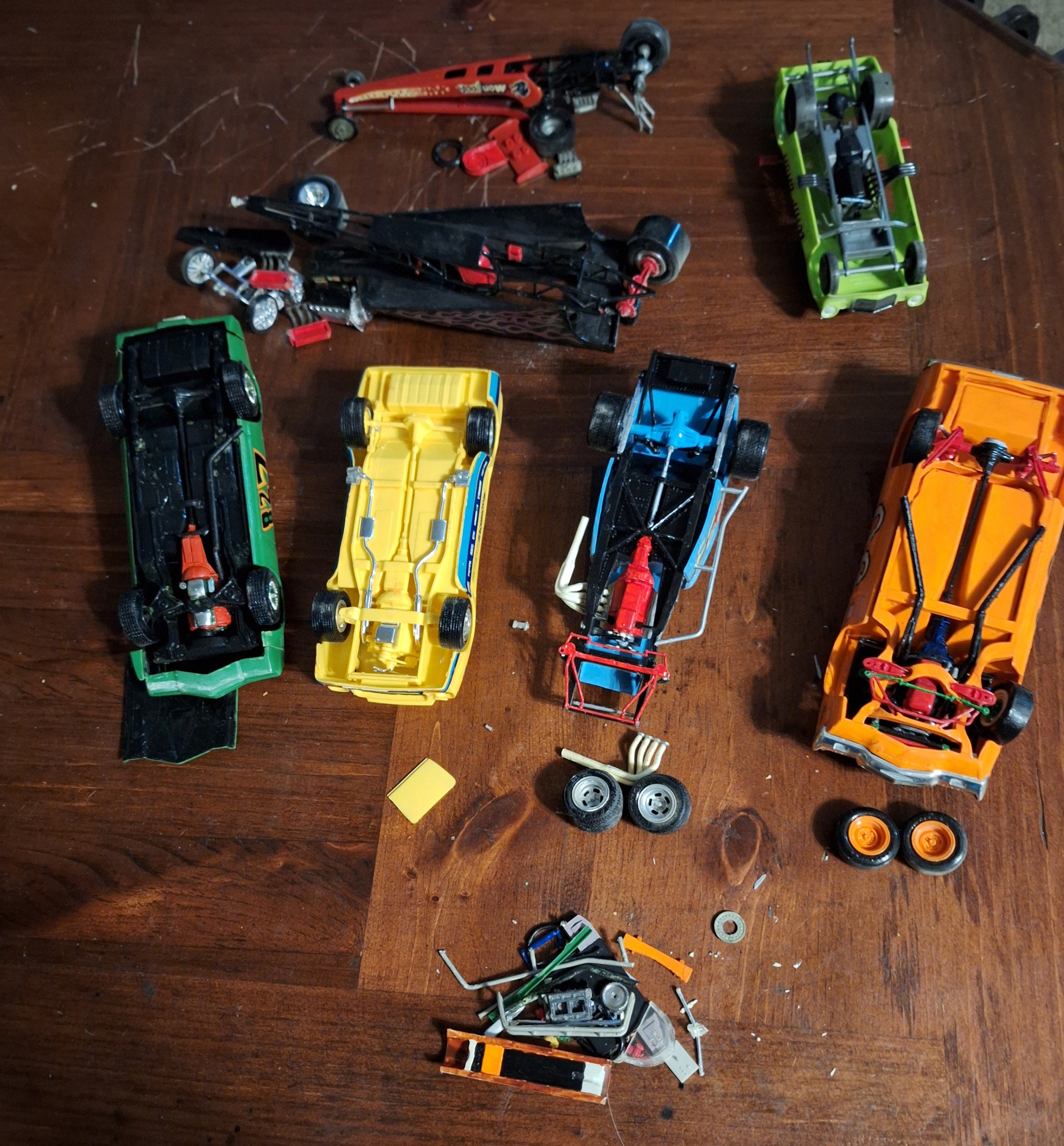 8 Broken Plastic Car Models Lot of 8 - Etsy