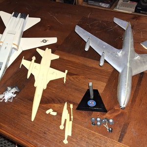3 Broken Plastic Airplane Models Lot of 3 - Etsy