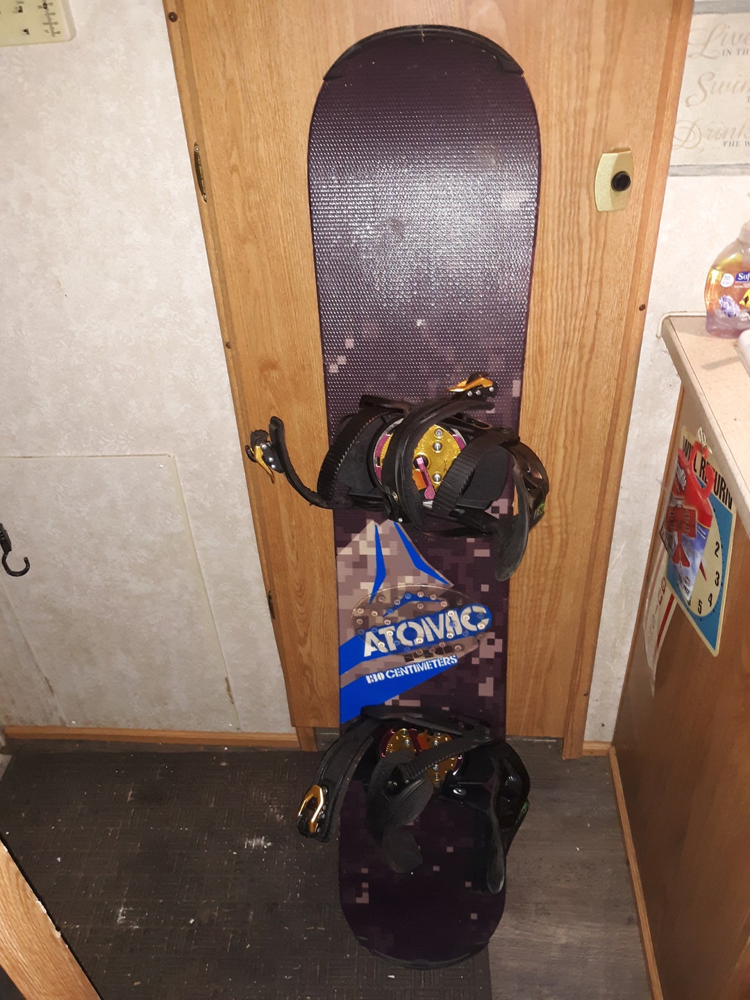 Atomic Snowboard With MS Bindings - Etsy