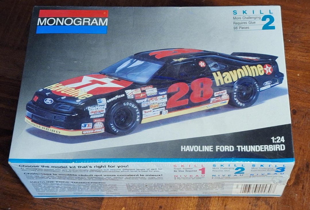 New Sealed-in-box Nascar Racecar Model Kit - Etsy