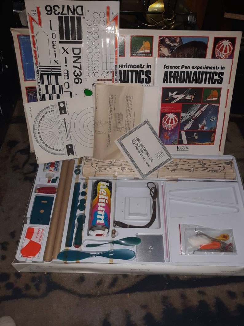 Vintage 1973 Logix Aeronautics Experiments With Project Book - Etsy