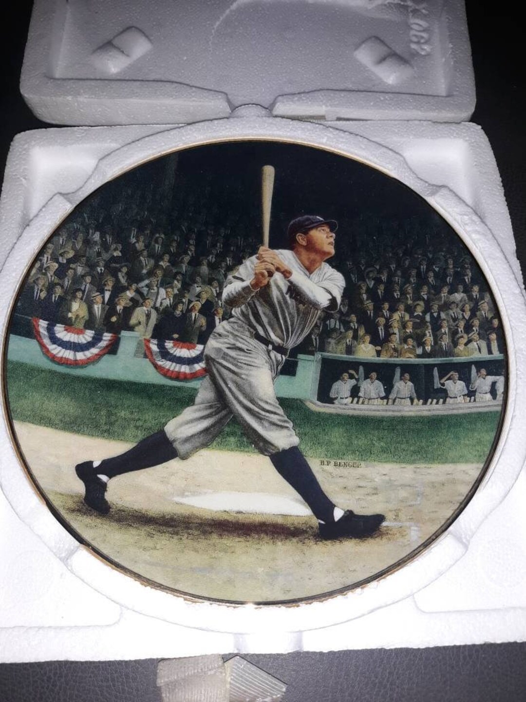 Babe Ruth Collector Plate - Etsy