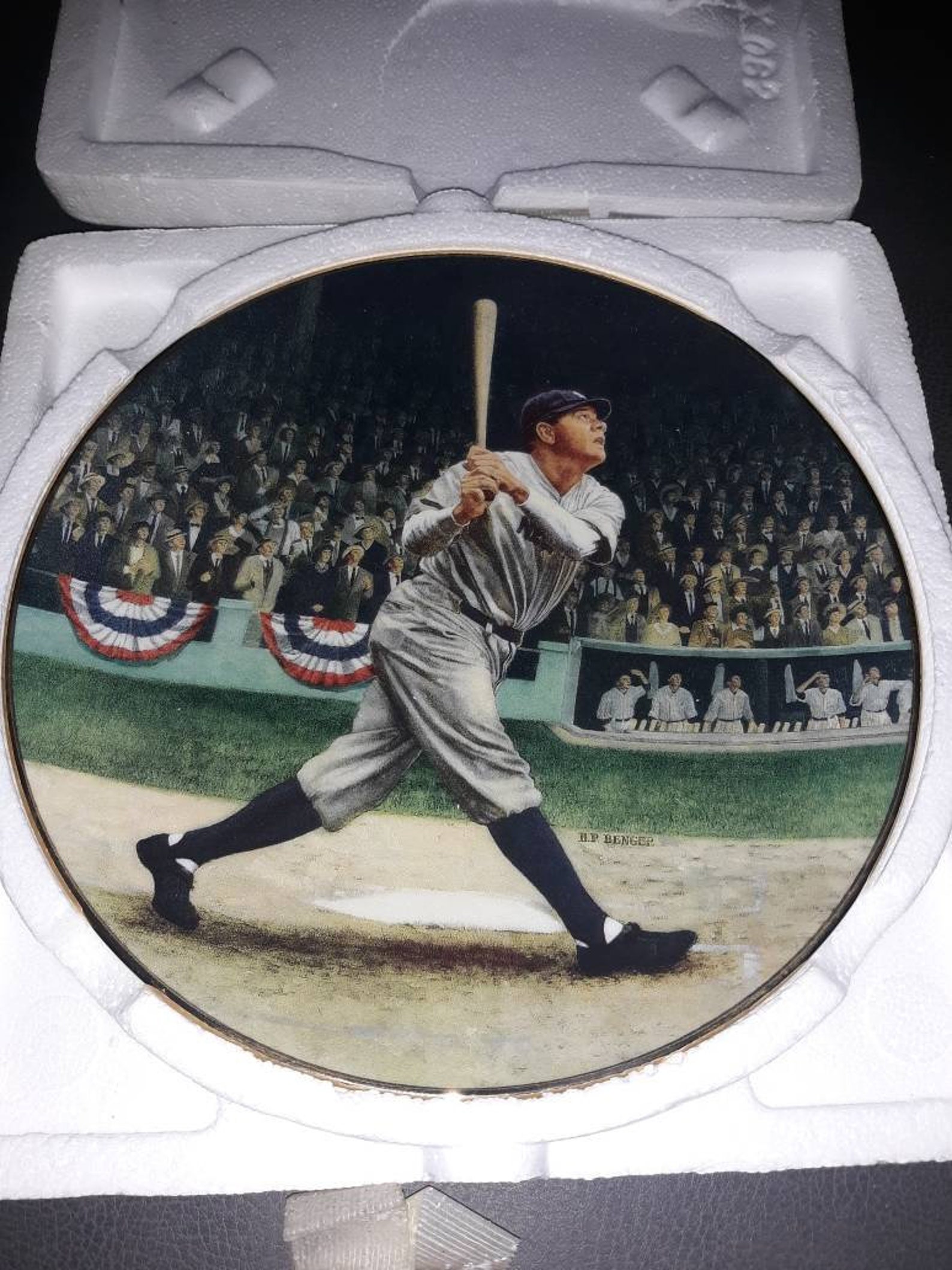 Babe Ruth Collector Plate - Etsy