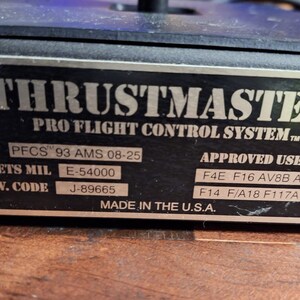 Thrustmaster Pro Flight Weapons Rudder Control System - Etsy