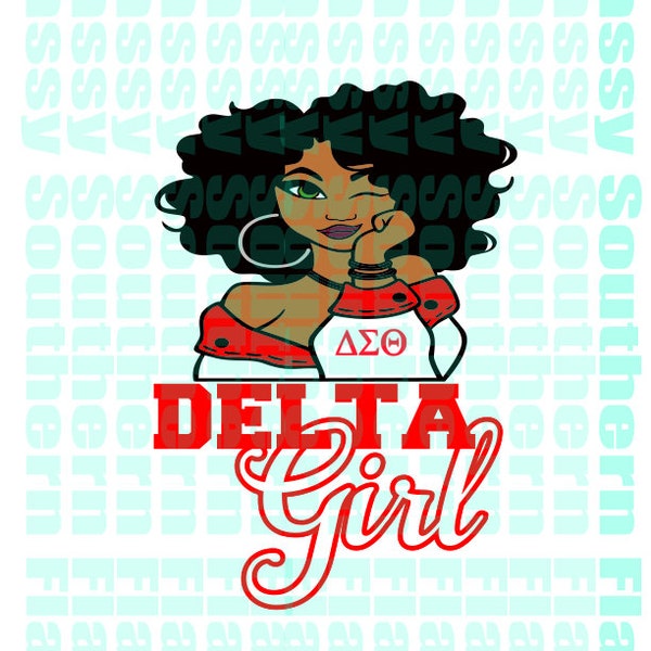 Delta Girl Svg - Etsy