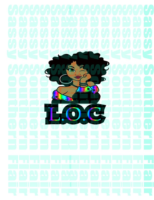 L.O.C SVG Girl; L.O.C Girl; Rainbow Svg Girl; - Etsy