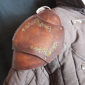 LARP Shoulder Armor Pattern | Digital Download | Leather Pattern ...