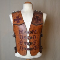 Biker Vest - Etsy