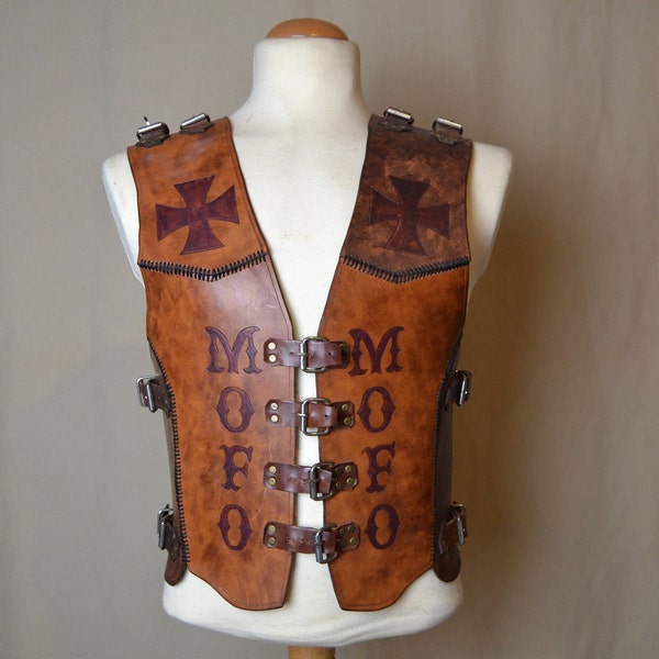 Biker Vest - Etsy