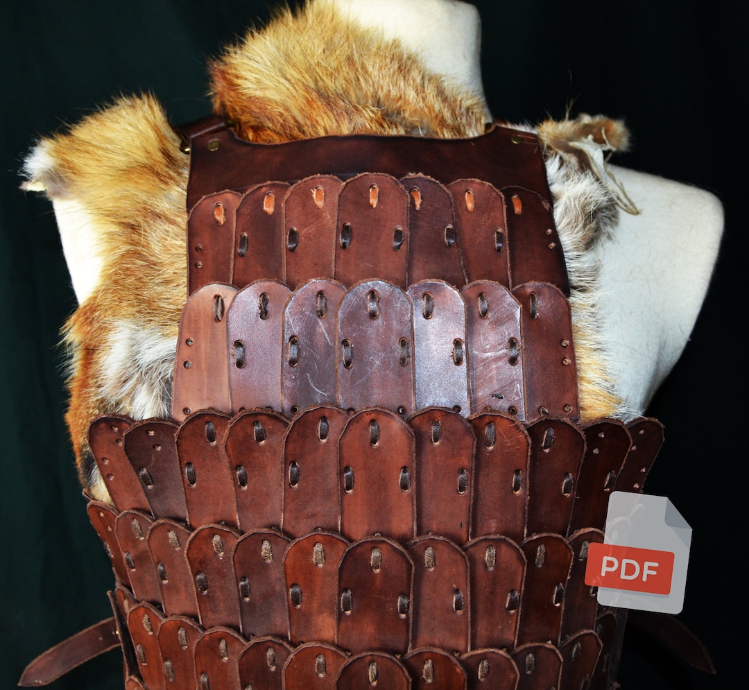 Viking Lamellar Armor Pattern Leather Tutorial DIY - Etsy