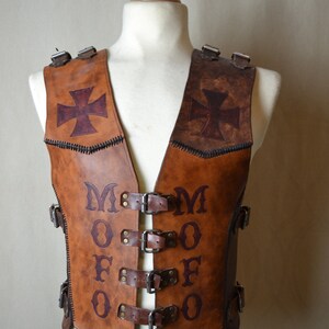 Biker Leather Vest Pattern PDF - Etsy
