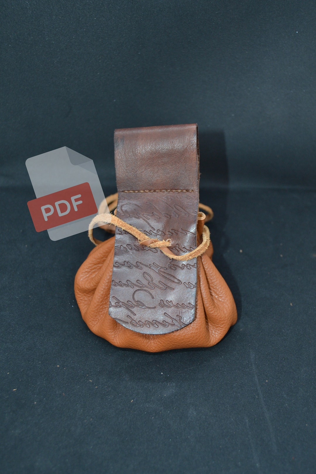 Medieval Viking Leather Drawstring Pouch Pattern: LARP Ren Faire (PDF ...
