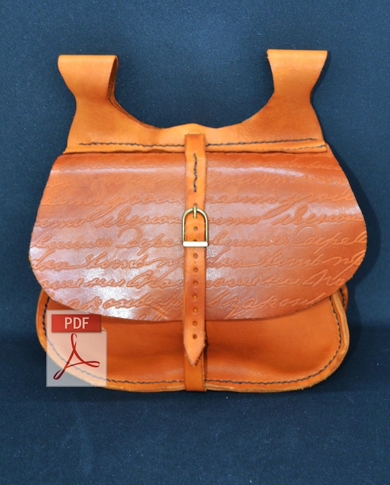 Medieval Bag Pattern PDF Larp Belt Pouch - Etsy