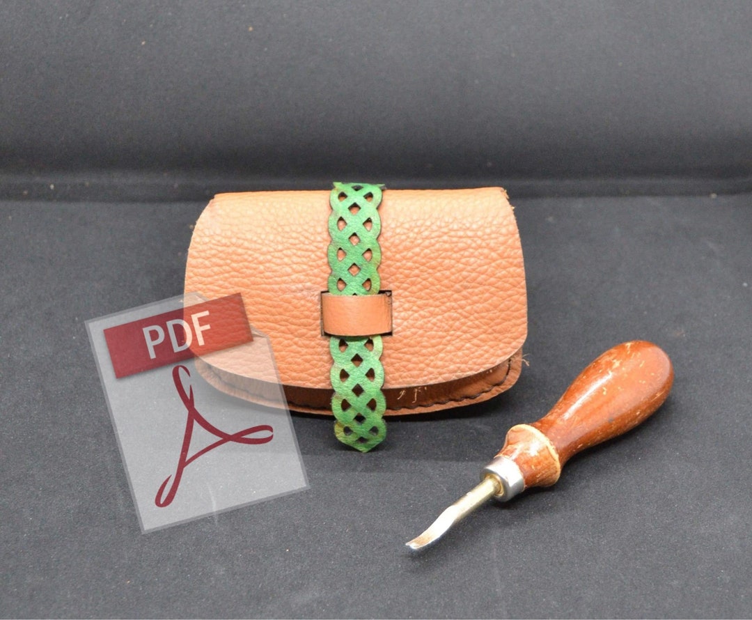 Leather Pouch Pattern | INSTANT DOWNLOAD | PDF Pattern | Leather Pouch ...