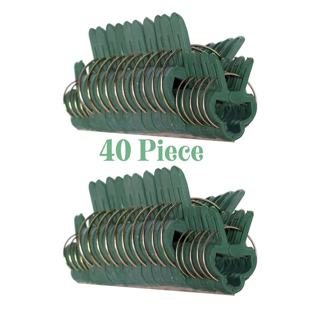 40 Piece Gardening Plant & Flower Lever Loop Gripper Clips - Etsy