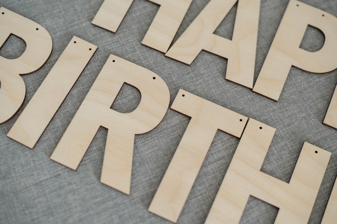 Custom Solid Style Wood Letters 4 Inch Reusable Decor - Etsy