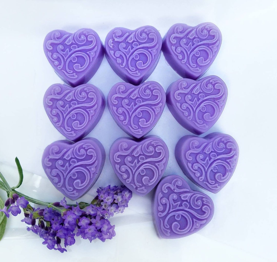 24+ Pcs Lavender Mini Soaps, Mini Soap Favors, Sweetheart Wedding Soap ...
