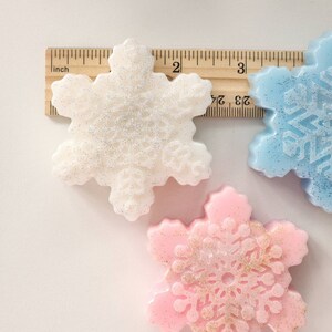Snowflake Soap Baby Shower Favors, Set of Large Snowflakes Soap Party ...