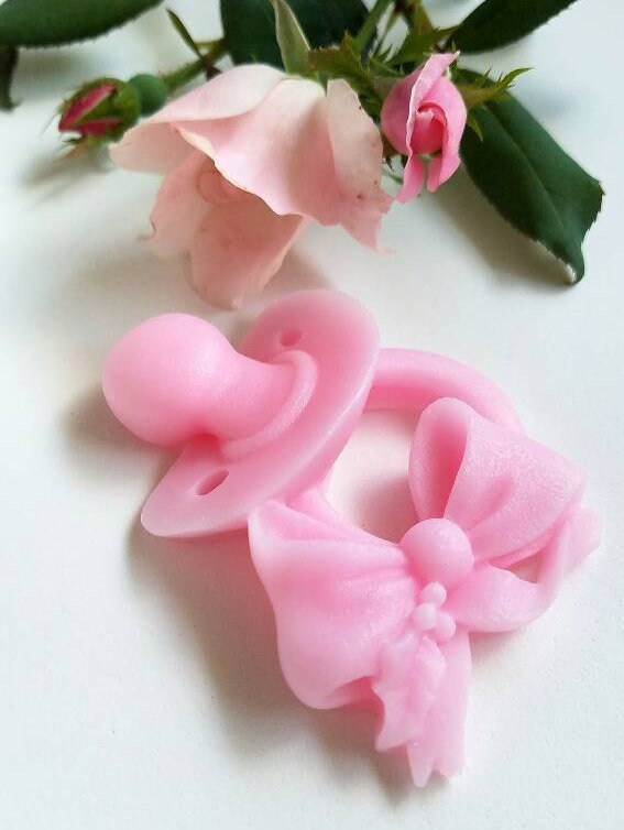 Set of 60 Pacifier Soap Favors Baby Shower Favors Soaps Girl - Etsy