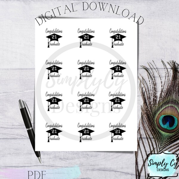 2021 Graduation Sticker - Etsy