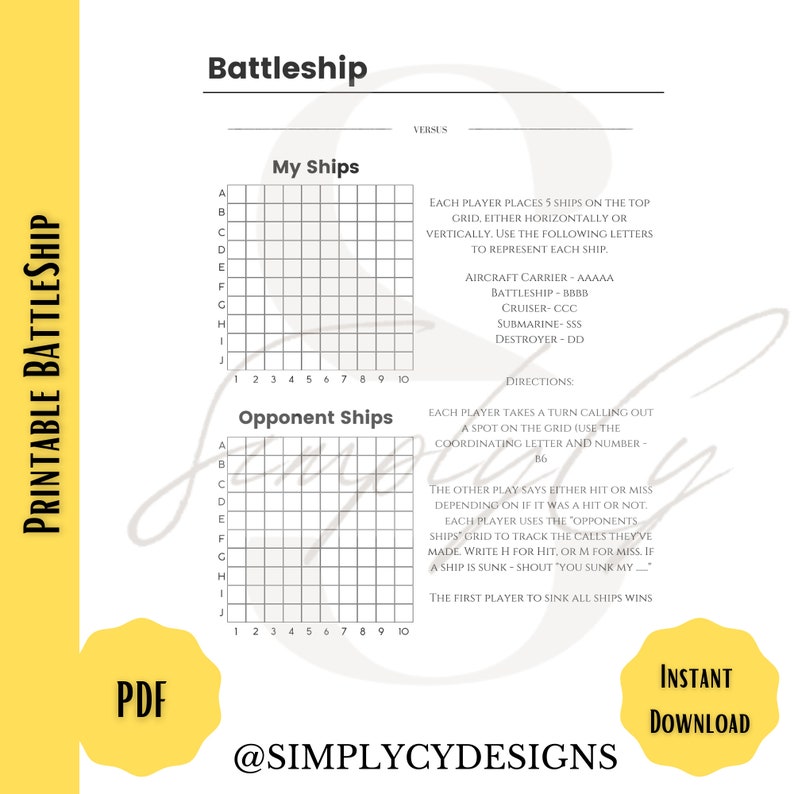 Printable Battleship, Battleship Game, Printable Games, Battleship ...
