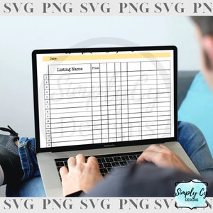 Listing Tracker Etsy Order Tracker Sales and Listing - Etsy