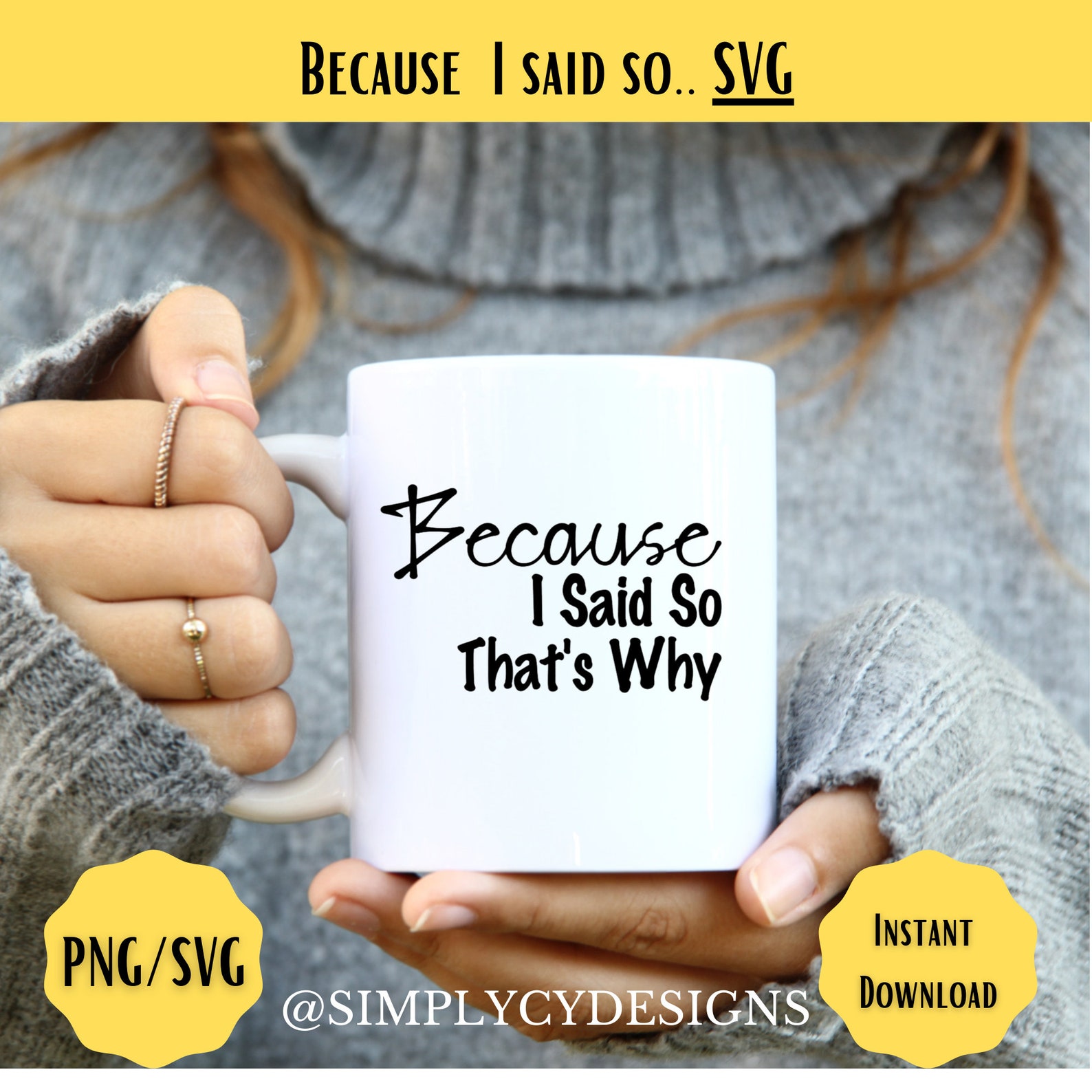 Because I Said so SVG, Mom Life Svg, Boss Lady Custom Shirt, Funny Mom ... Because I Said so SVG, Mom Life Svg, Boss Lady Custom Shirt, Funny Mom ...