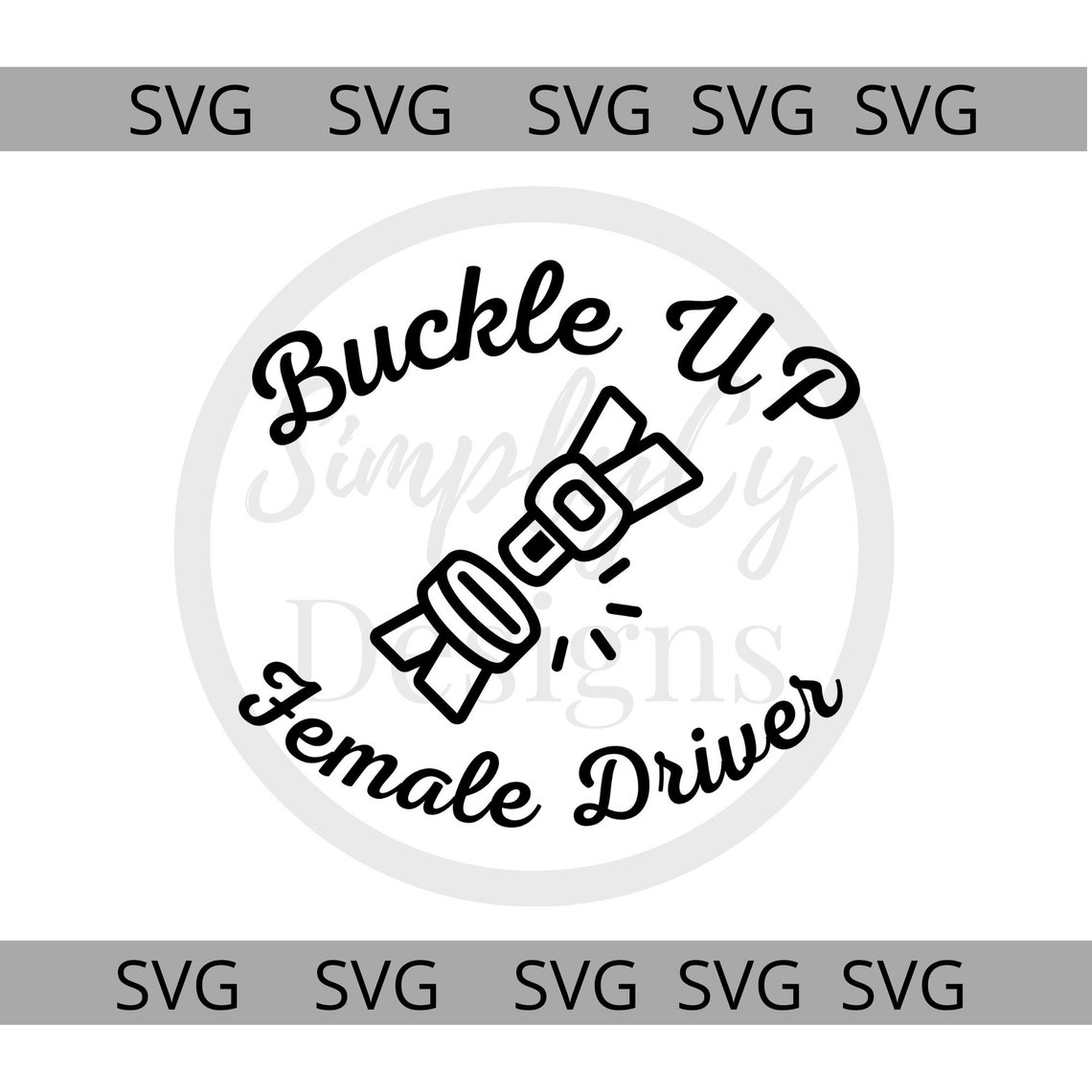 Female Driver SVG, Caution Female Driver Cut File, Decal Cut File ...