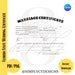 Florida Marriage Certificate With State Seal, Downloadable Wedding ...
