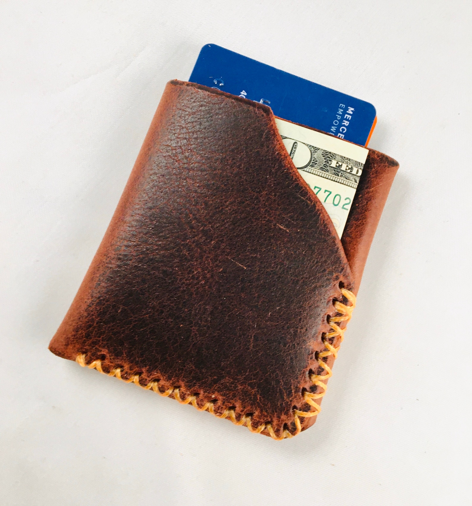 Full Grain Leather Wallet Carefully Hand Made Vertical - Etsy
