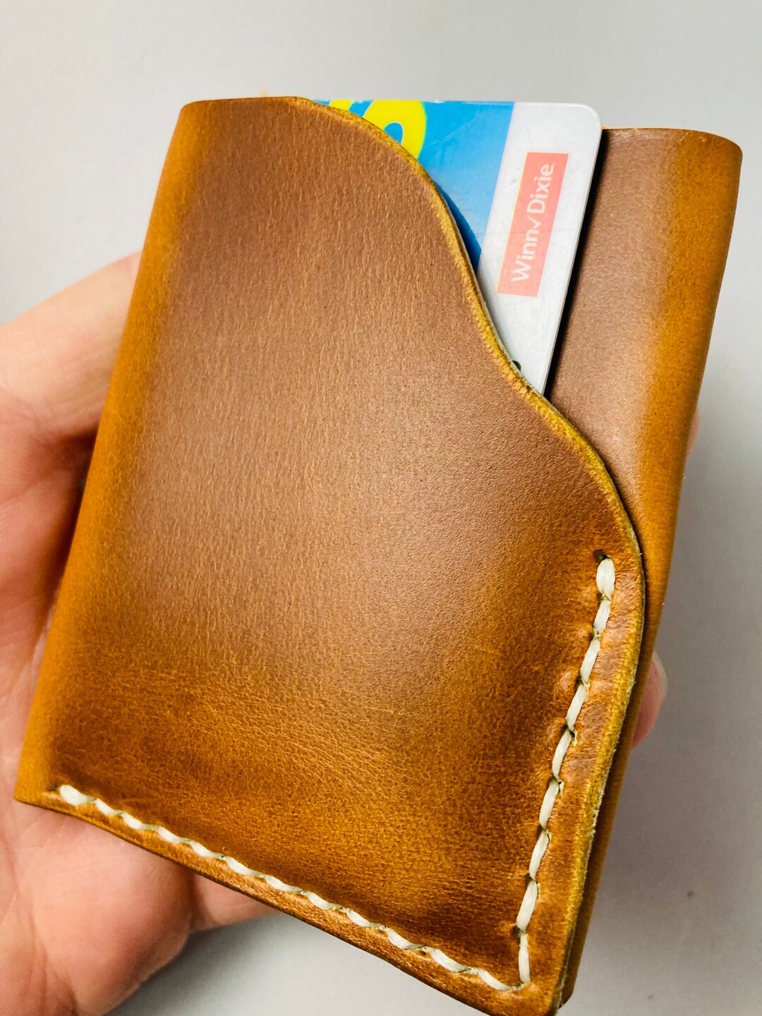 Horween Chromexcel Money Clip Leather Wallet | Hand Made Vertical ...