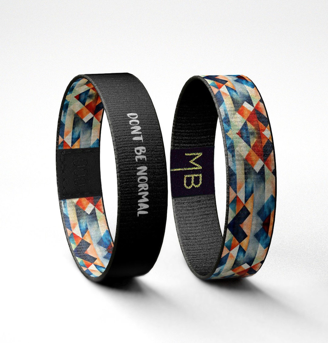 Don't Be Normal Motivational Wristband Reversible Bracelet // Gifts for ...