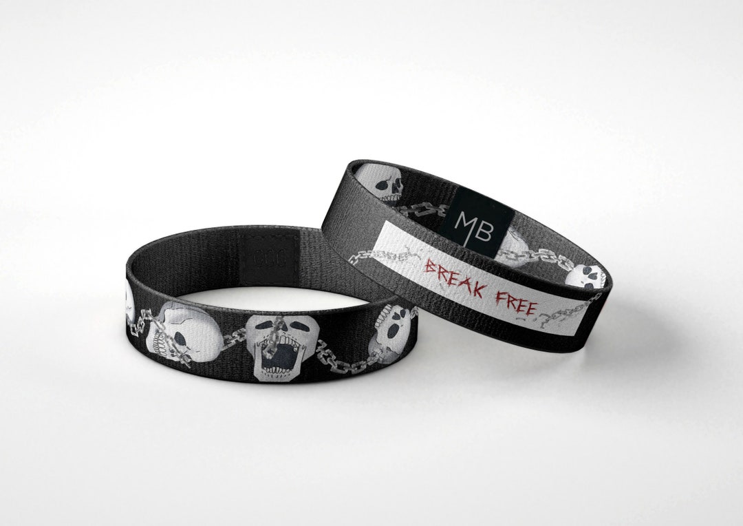 Break Free Motivational Reversible Wristband Bracelet // Gifts for Her ...